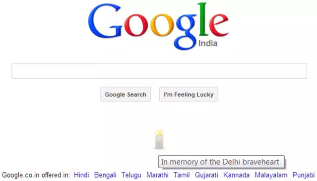 Google Indie v paměti Delhi Braveheart