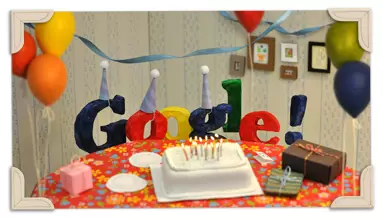 Google's Logo Rojbûna 13emîn