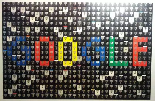 Floppy diskk Google Logo Logo