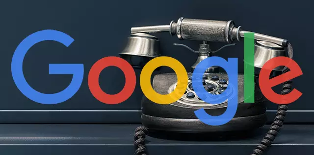 Listagem de negócios do Google com o número de telefone do Google