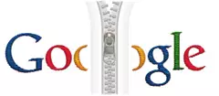 Google Zipper Logo - Cliceáil chun Enlarge