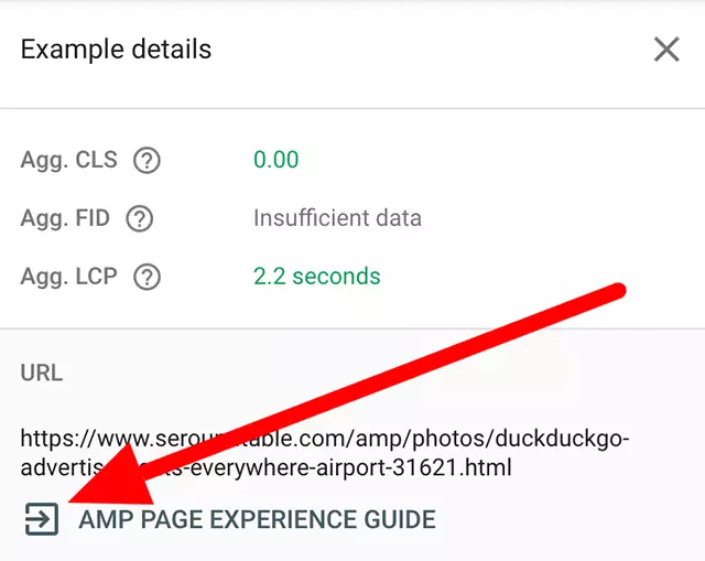 Google Wyszukiwarka Konsola Directs AMP Page Experience Problemy z Przewodnikiem Doświadczenie strony AMP 116_2