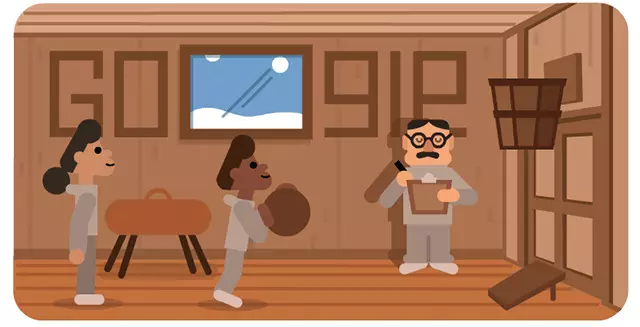 James Naismith Google Doodle kusherehekea mvumbuzi wa mpira wa kikapu. 1171_1