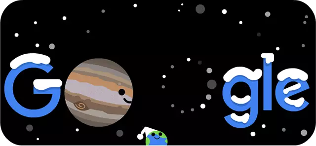 Google Doodle pour le solstice d'hiver et la grande conjonction 1179_2