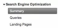 Menu Laporan Google Analytics SEO