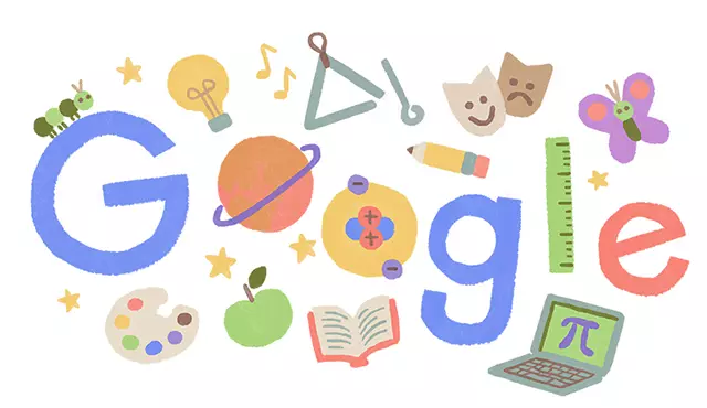 Instruista Apreciata Semajno de Google Doodle