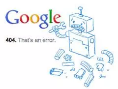 Google 404 त्रुटी