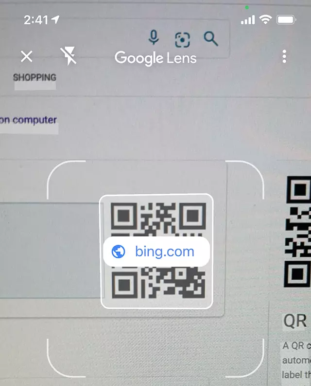 Microsoft Bing Search di QR Code Generator de hatî çêkirin 1285_3