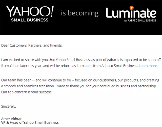 Yahoo lumininéieren