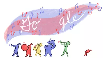 A Google Függetlenség napja animált gif