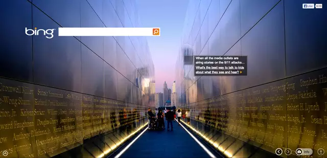 Bing á 9/11/2013.