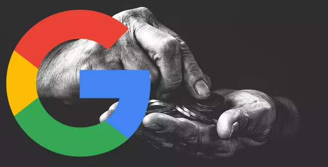 Google inoti kubhadhara kune zvemukati ongororo kana nguva ine link inobhadharwa link