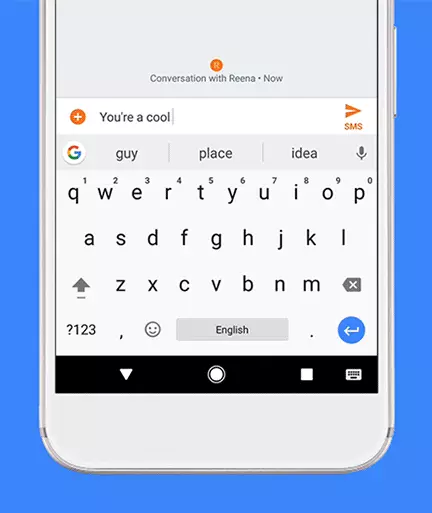 Geboard para ganhos Android Desenhar emojis, Sugestões da frase e mais resultados do Google 19899_2