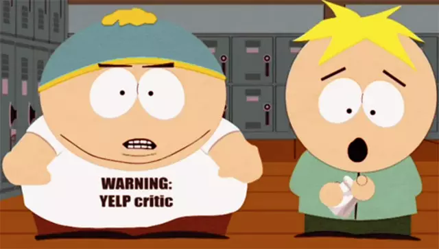 Yelp no South Park Sparks Hoax Boax