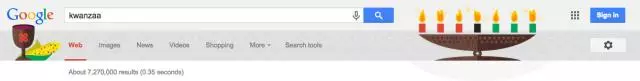 Google Search Kwanzaa Holiday Skreytingar - smelltu til fullrar stærð