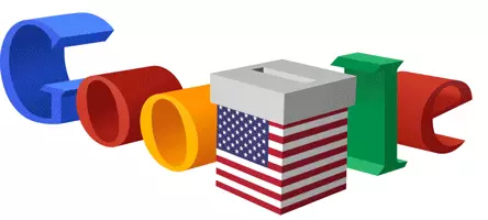 Logotip del dia de les eleccions de vot de Google