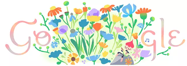 Spring Equinox 2018 Google Doodle.