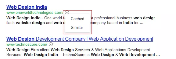 Cache & ähnlech UI