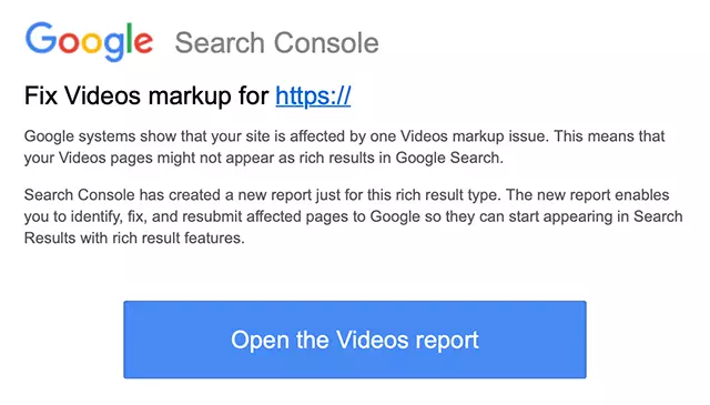 Google trimite Video Fix Markup pentru anunțurile consolei de căutare 22194_2