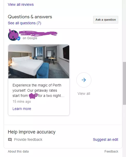 Google Posts travaille désormais pour les hotels hospitalité 23_3