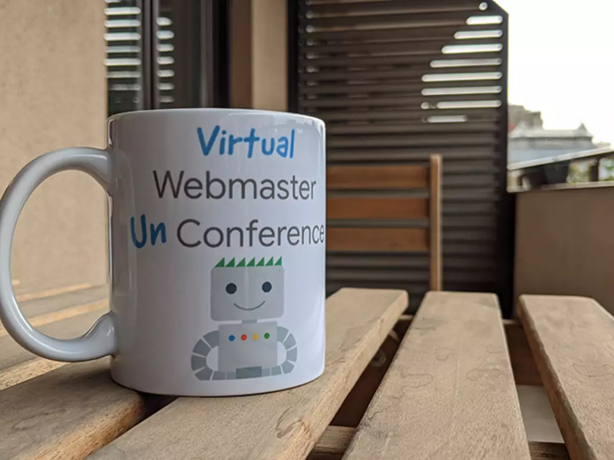 Google virtual unconference mugs.