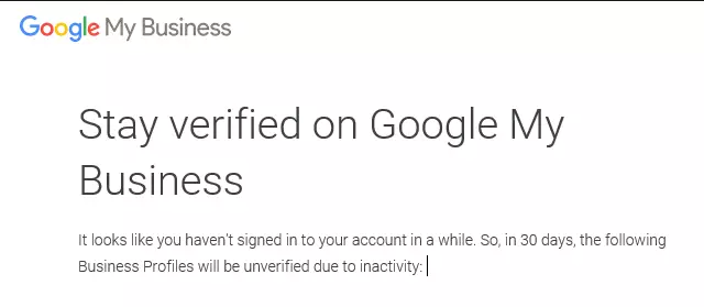 Залишайтеся підтверджено в Google My Business