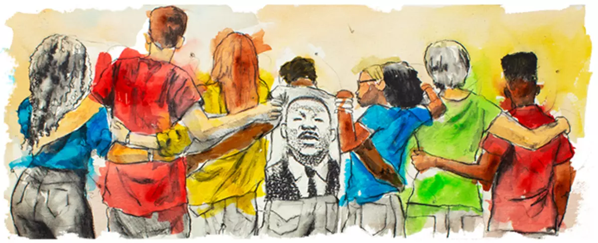 Martin Luther King Jr. Day Google 로고