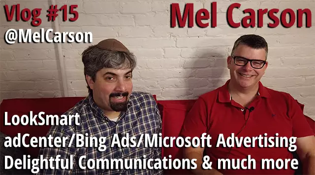 Vlog Episode n ° 15: Mel Carson Les premiers jours de recherche, travaillant chez Microsoft Ads pour commencer sa propre entreprise 26678_1