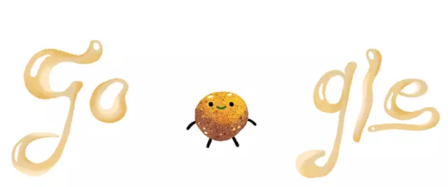 Google Doodle Falafel pîroz dike