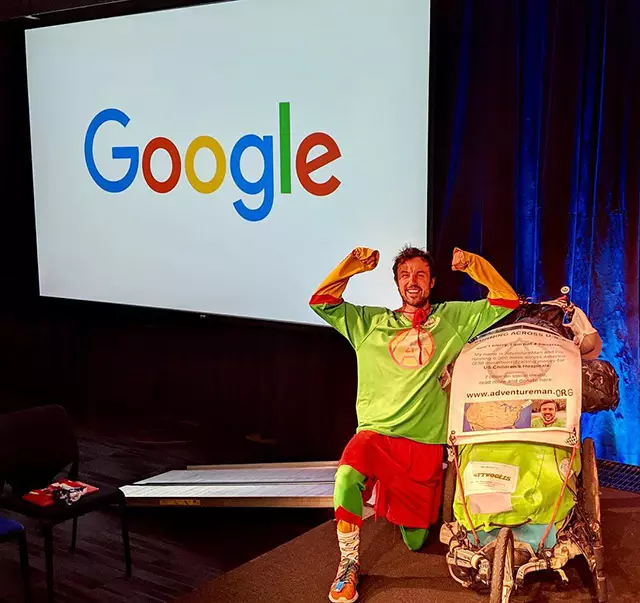 Adventureman พูดคุยที่ Google NYC