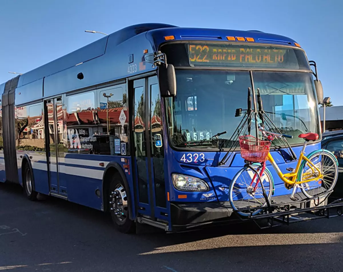 Google Bike на автобусе