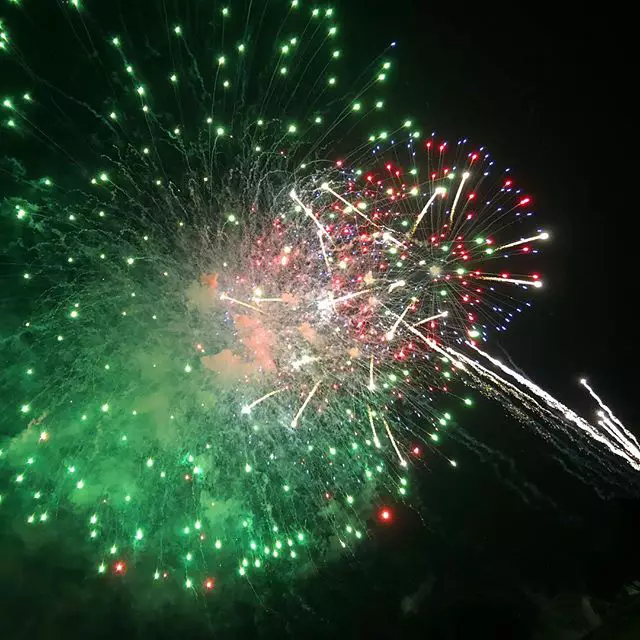 Googleplex 4. Juli Feuerwerk