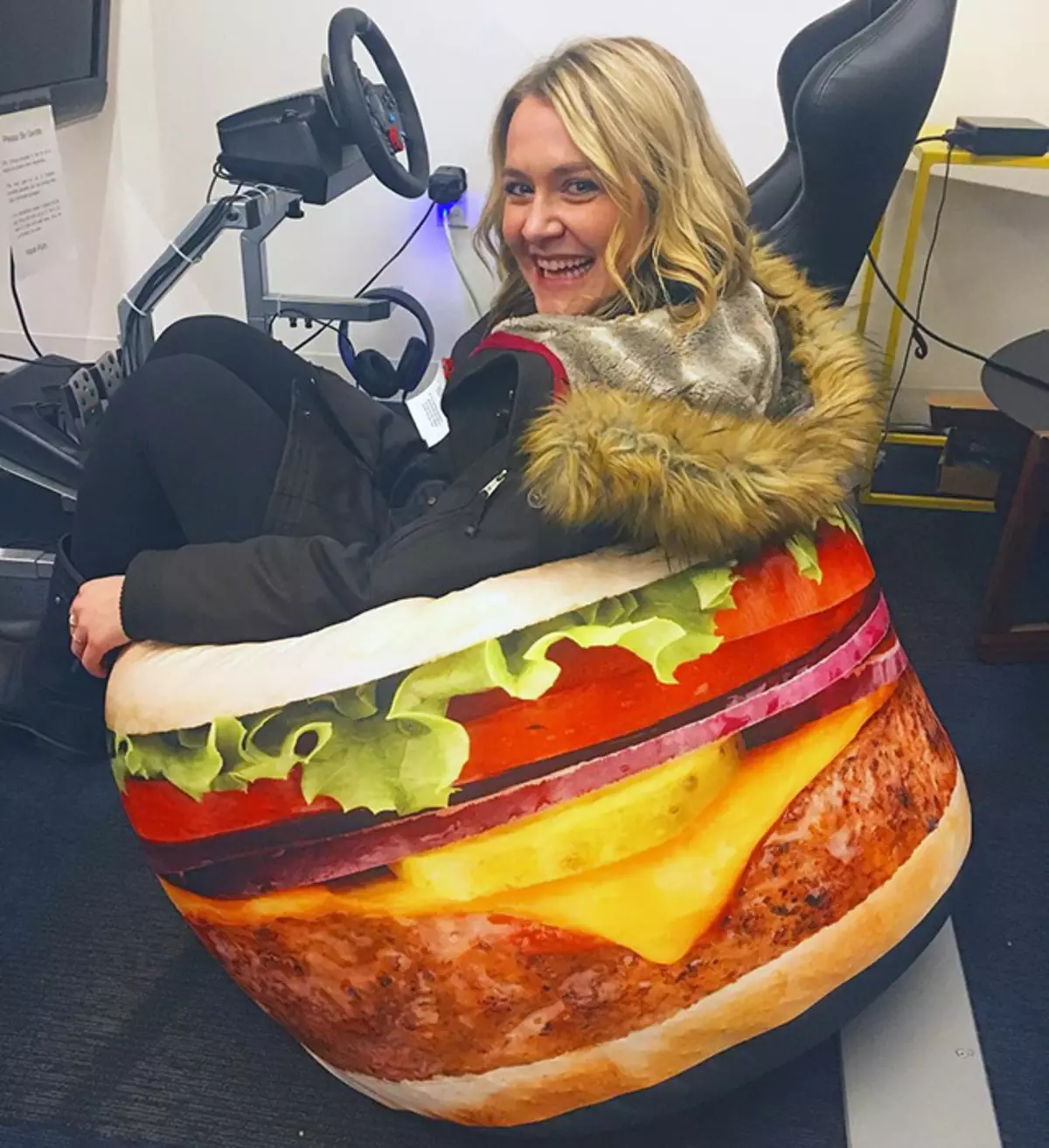 Google Hamburger Bean Chair