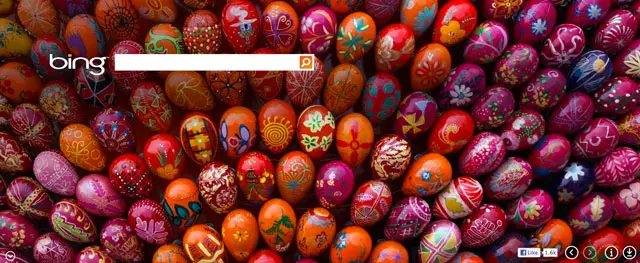 Bing Easter Theme 2012