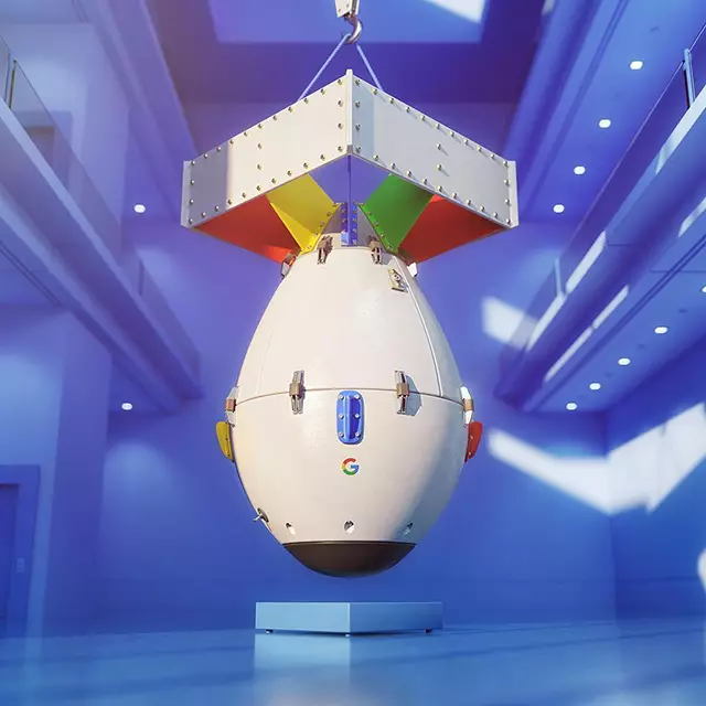 Google Space Rocket Capsule მოწყობილობა