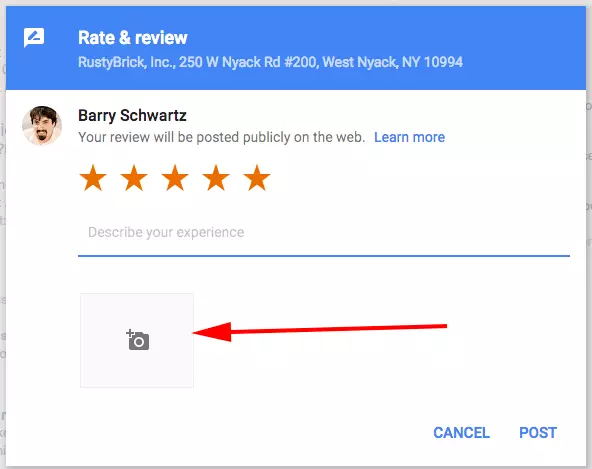 Google Local Reviews Photo / Video