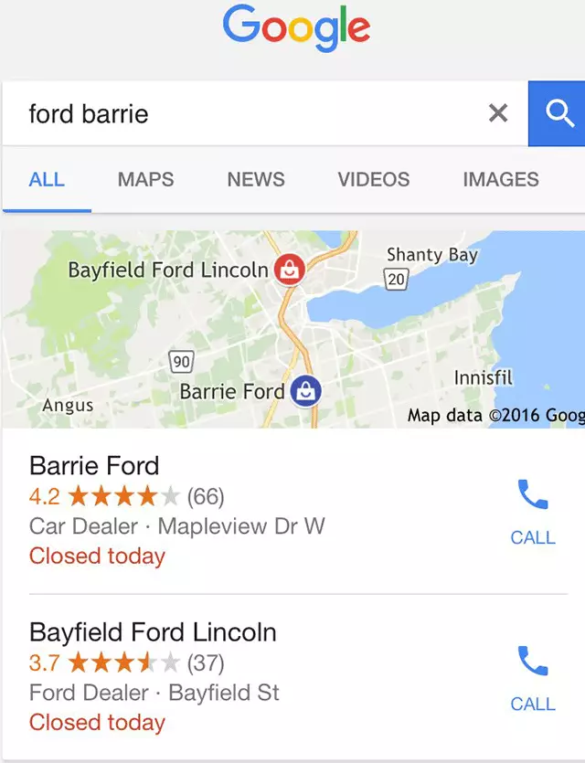 Google Maps Testing Blue Pins & Grey Map-Symbol 28691_2