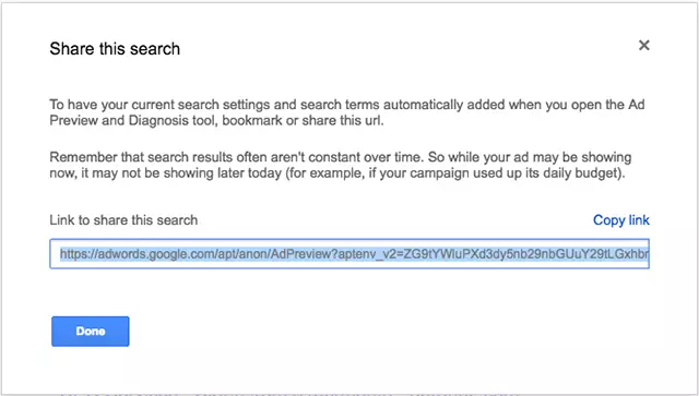 Ang Google AdWords AD Preview Tool nagtugot kanimo sa pagpaambit sa mga resulta 28859_3