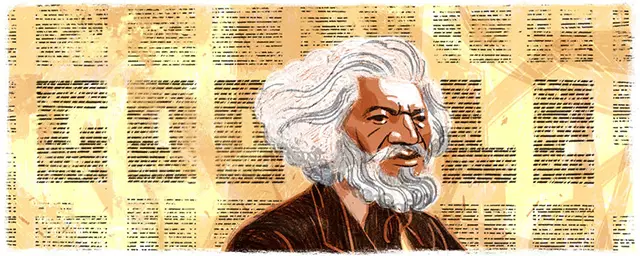 Frederick Douglass Google logo