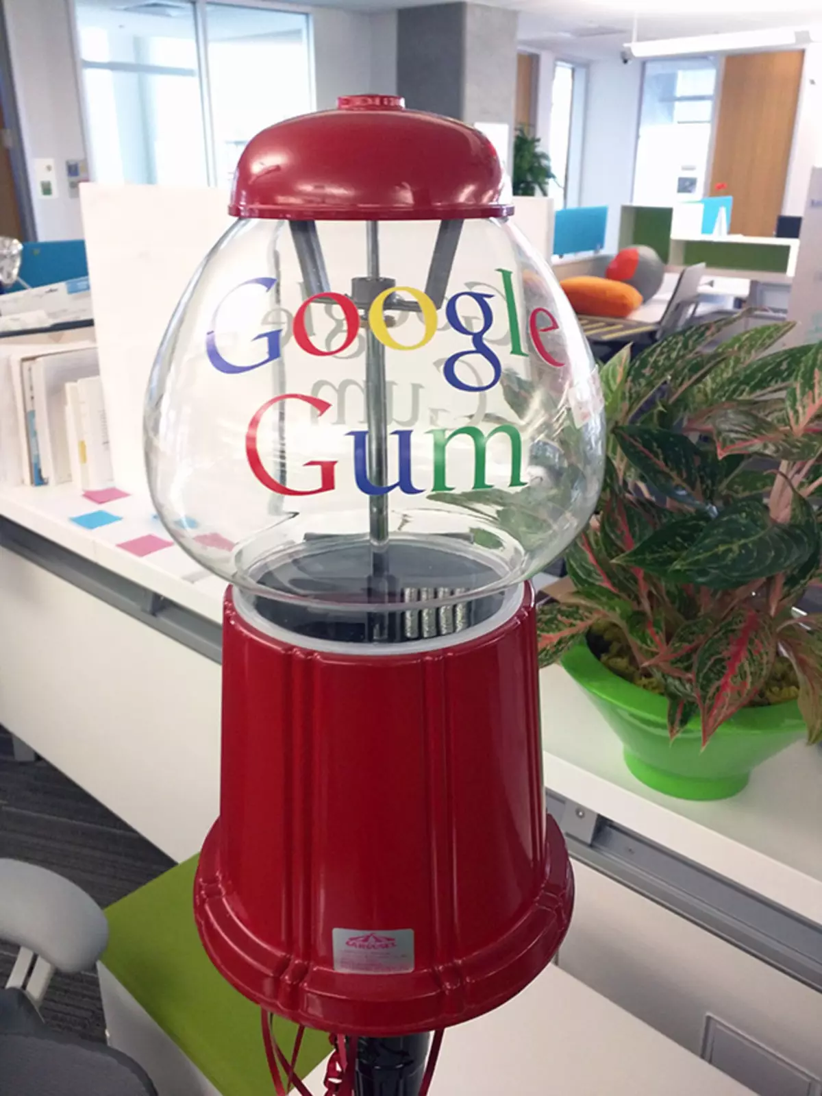 Google Gum Ball Machine saqqız topları olmadan