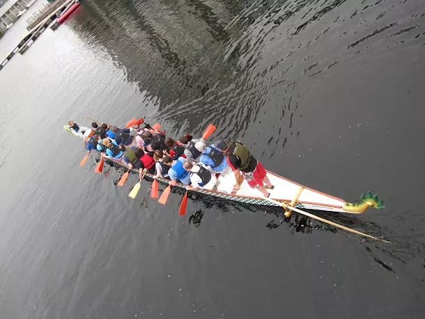 Google Racing în Dragonboat irlandez