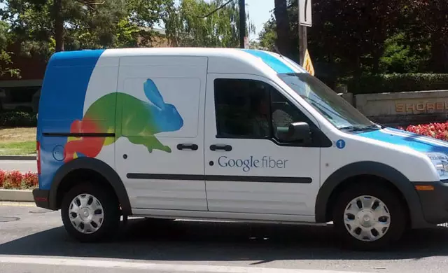 Google fiber van