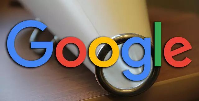 Google-uitgeruste fragmenten met hoor deze luide knop