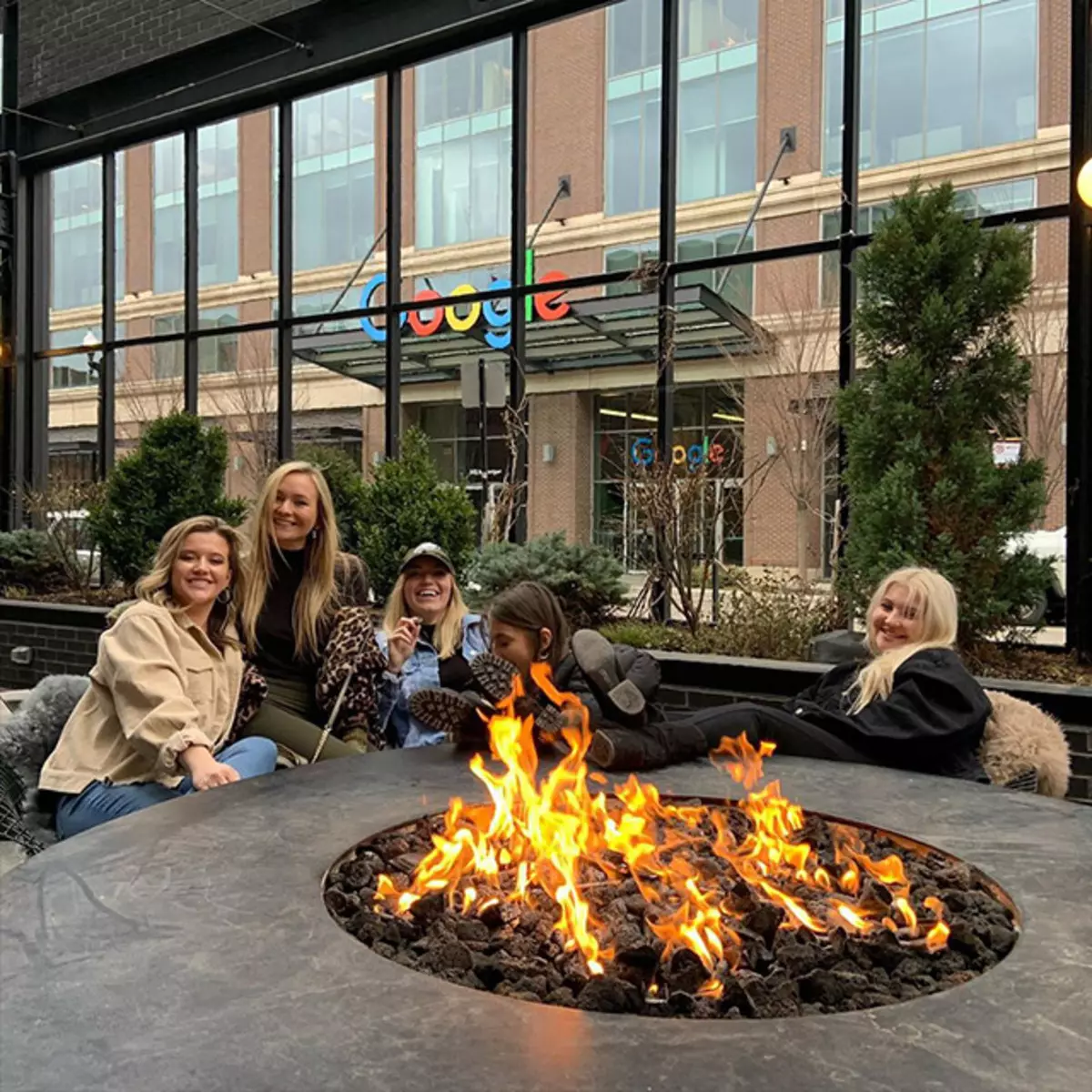 Google Chicago Fire Pit.