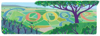 Árboles de año nuevo de Google Israel