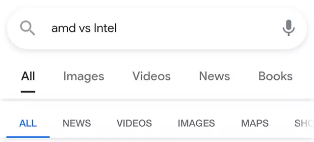 Google Testing Black Design für Suchwerkzeugleiste 3667_2