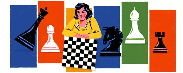 Chess Mwalimu, Lyudmila Rudenko, anapata Doodle ya Google 5961_1