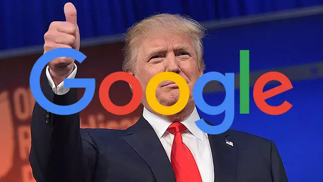 Google Donald Trump.