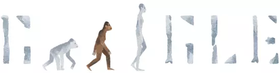 Google Doodle (Logo) Lucy den Australopithecus