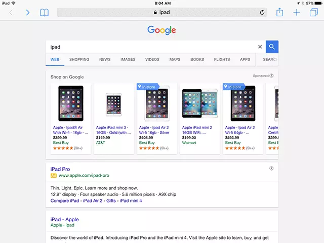 Google Adapts Tablet Search koòdone yo ki ap pèmèt zongle & rale apre plent 8288_2